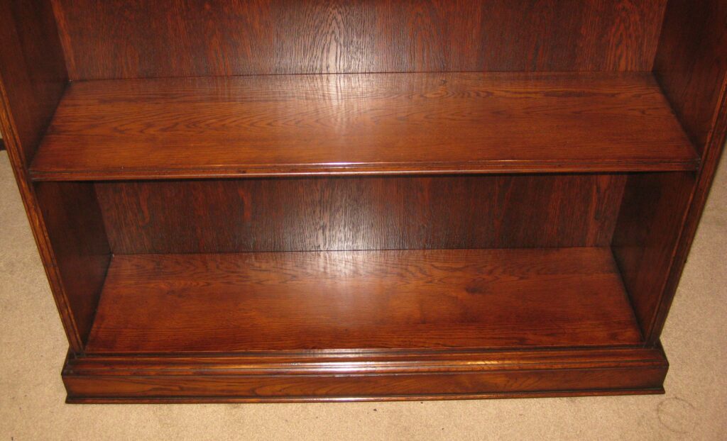 Well made solid oak reproduction bookcase. | Dorking Desks